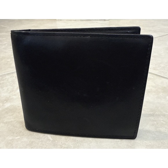 Dunhill | Bags | Dunhill London Black Leather Bifold Wallet Made In ...